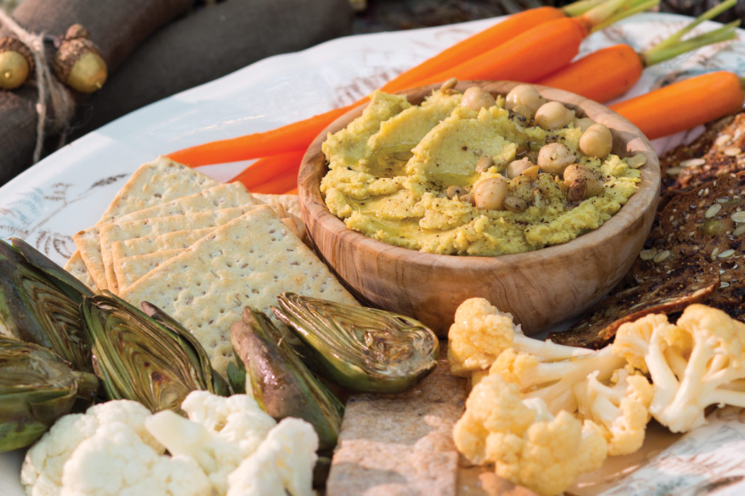Roasted Cauliflower and Artichoke Hummus - Victoria